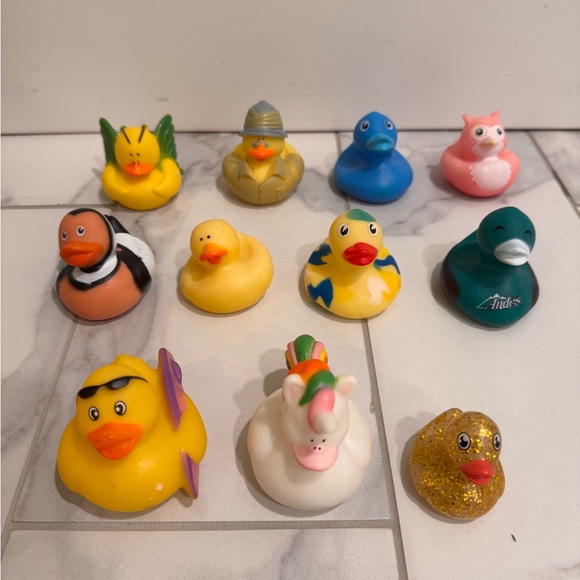 Toys | 11pcs Rubber Ducks Bulk Assortment Duckies For Ducking Floater ...